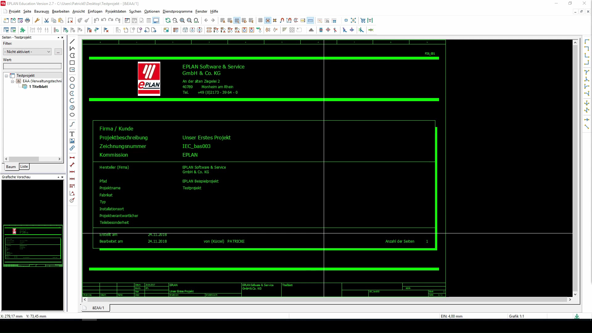 EPLAN Online Kurs: EPLAN - Der Einsteigerkurs - CAD-Tutorials.de